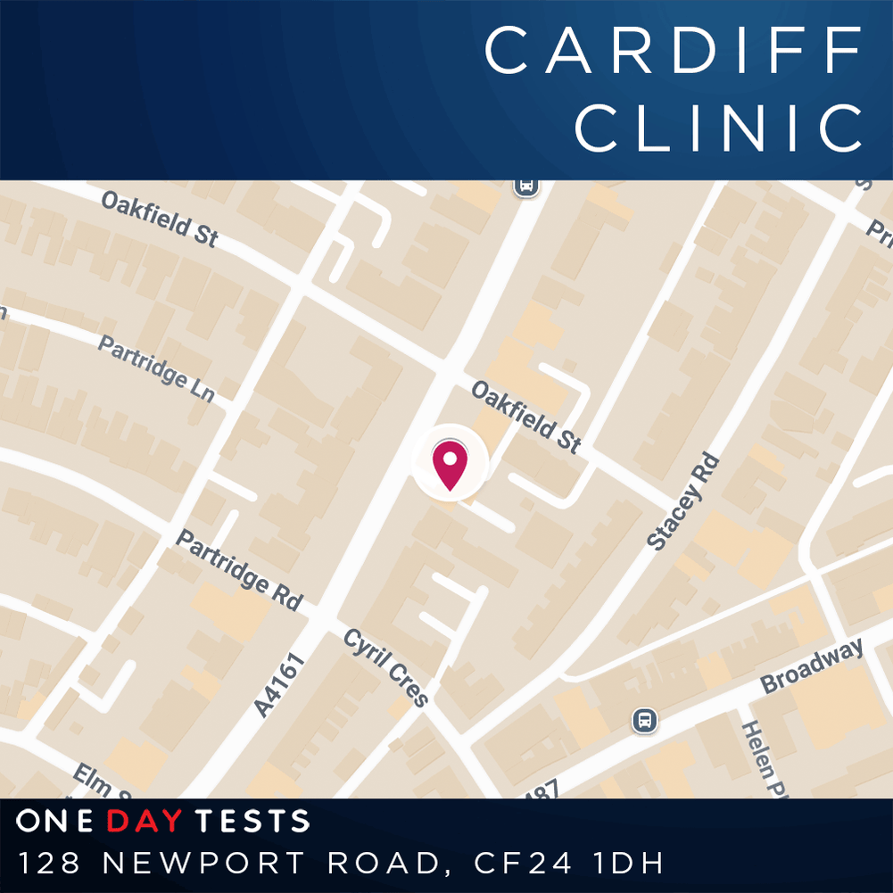 Cardiff Blood Test Clinic | Quick Results — onedaytests.com