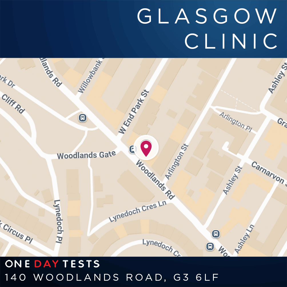 Glasgow Blood Test Clinic | Quick Results — onedaytests.com